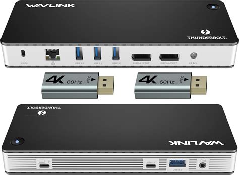 Wavlink Usb C Docking Station Dual Monitor To Single 8k And Dual 4k Display