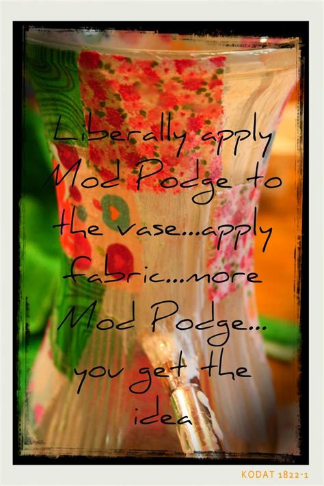 Pretty Patchwork Vase