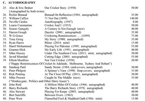 Cricket Autobiography Books June 2018 Roger Page Cricket Books