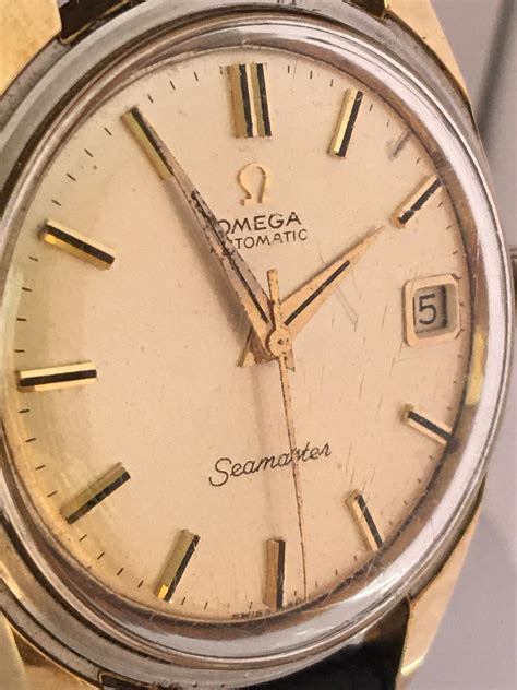1960s Gold Plated And Stainless Steel Omega Seamaster Automatic