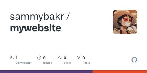 github sammybakri mywebsite