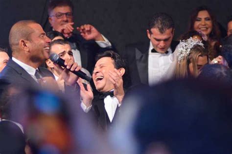 هاني شاكر يحتفل بزفاف نجله ألبوم في الفن