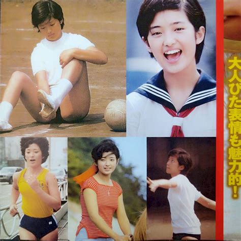 昭和アイドルトップ3水着ほか 山口百恵 松田聖子 中森明菜 ビキニブルマーパンチラ食い込みスジマンモリマン 切り抜き6p