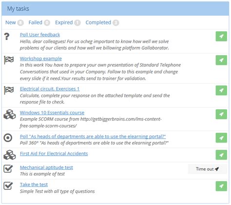 Empty inbox folder technique is a key to adult learning LMS Сollaborator