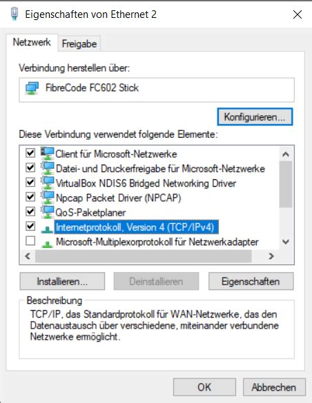 Configure Windows Network Fibrecode Docs