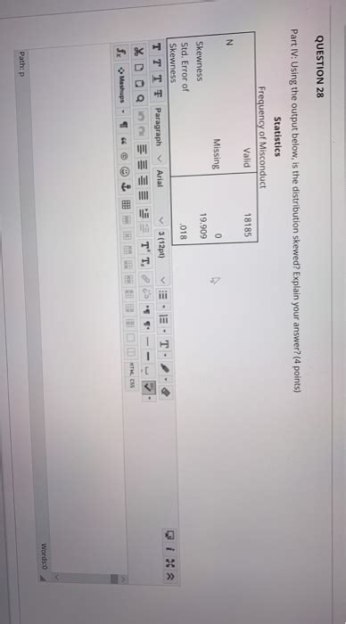 Solved QUESTION Part IV Using The Output Below Is The Chegg Com