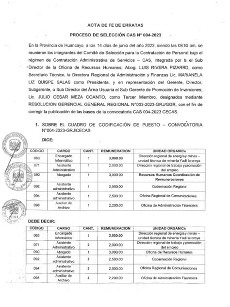 Fe De Erratas Pdf