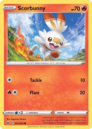 Scorbunny Pokemon Sword Shield Promos Pokemon TrollAndToad