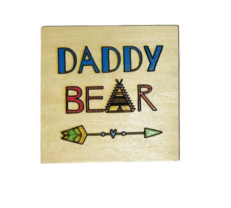 Daddy Bear 6 X 6 Newfie Laser Productions