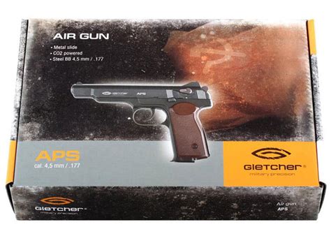 Gletcher Stechkin Aps Bb Pistol Airgun Depot