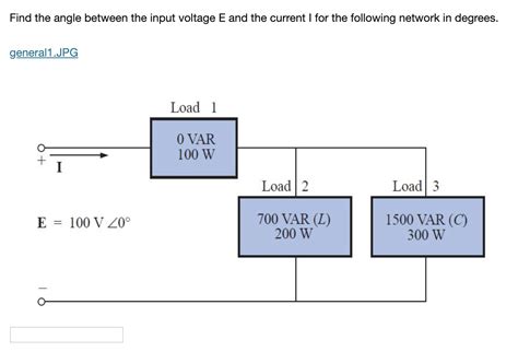 Solved Find The Angle Between The Input Voltage E And The Chegg