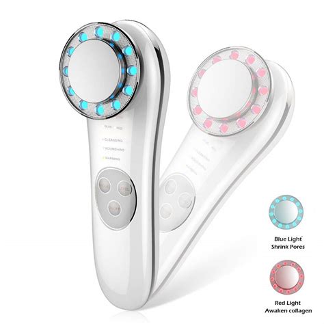 Máquina Facial Galvánica Portátil 7 En 1 Masajeador Facial De Alta