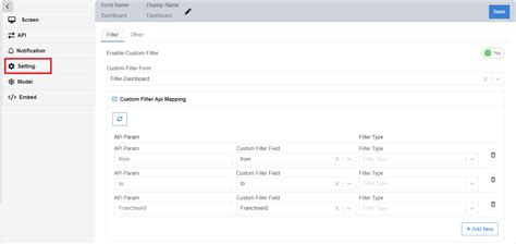 Filter Dashboard No Code Software Platform Applications Ncameo