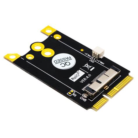 Mini Pci E Adapter Module Mpci E ถึง12 6 Pin Wifi Wlan Wireless Converter Th