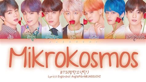 1 Hour Bts Mikrokosmos Color Coded Lyrics Engromhan가사 Youtube