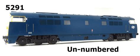 Heljan 5291 Class 52 Western Un Numberedin Br Blue Livery With