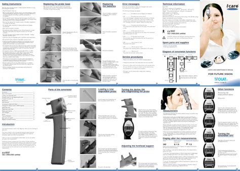 Icare Tiolat Tonometer User Manual Pdf