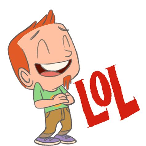 Laugh Out Loud Lol Sticker By Holler Studios