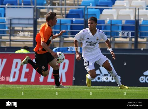Madrid Spain October 5 2022 Real Madrids Youssef In Action During