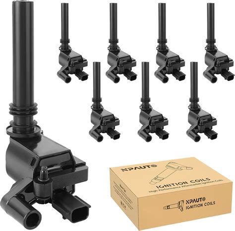 Amazon ENA Set Of Red Ignition Coil Pack With Red Wire Set And Spark Plug Compatible