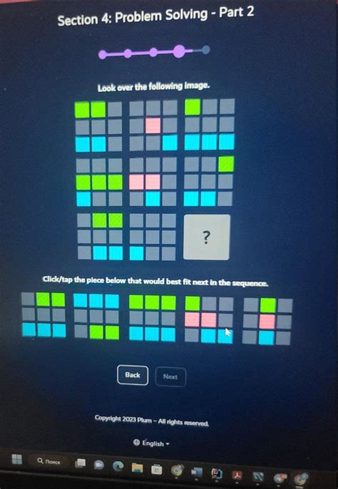 Visual Iq Test Question 3x3 Grid With 3 Possible Colors Puzzling