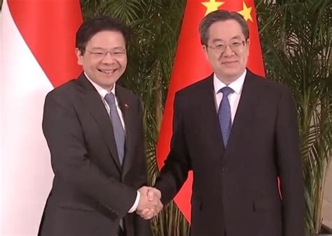 丁薛祥晤黄循财 中新升级自由贸易协定｜即时新闻｜两岸｜oncc东网