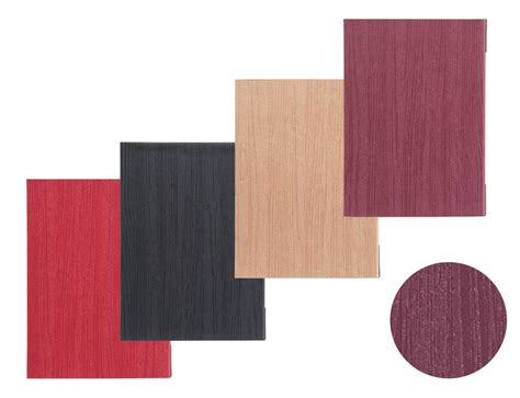A4 Wooden Texture Menu Covers E 202