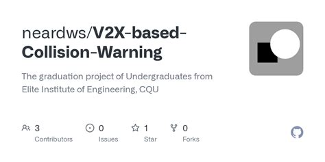 github neardws v2x based collision warning the graduation project of