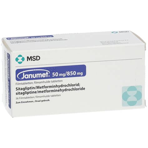 Janumet® 50 Mg 850 Mg 56 St Mit Dem E Rezept Kaufen Shop Apotheke