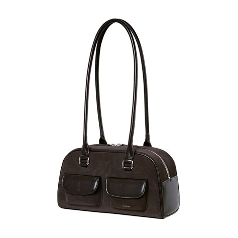 Jual Pre Order Stand Oil Chubby Bag Maron Combi 100 Original Korea