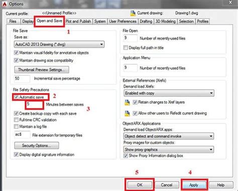 Autocad Không Tự động Back Up Phải Làm Sao