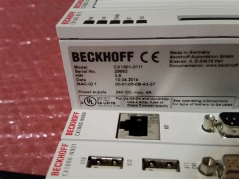 Beckhoff CX CPU CX DVI USB Andre Ertel ANERTKOM