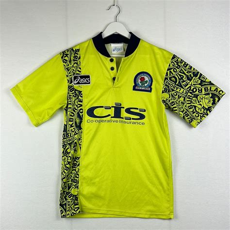 Blackburn Rovers 1996 1997 Away Shirt Vintage Blackburn Shirt