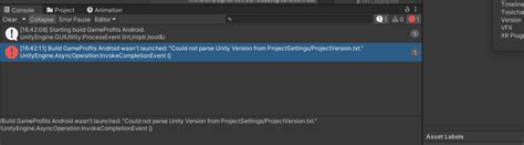 Error When Trying Cloud Build Unity Services Unity Discussions