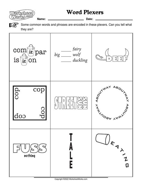 Worksheetworks Word Plexers 1 Pdf