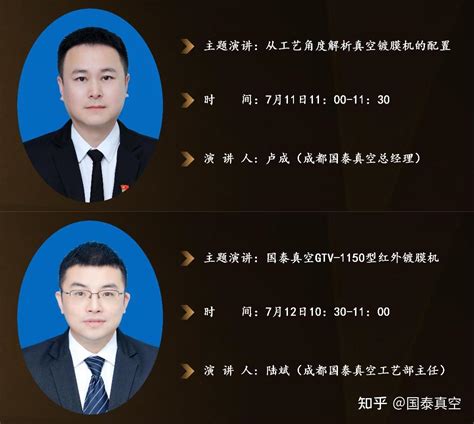 展会邀请 7月11日 13日，成都国泰真空与您相约2023慕尼黑上海光博会 知乎