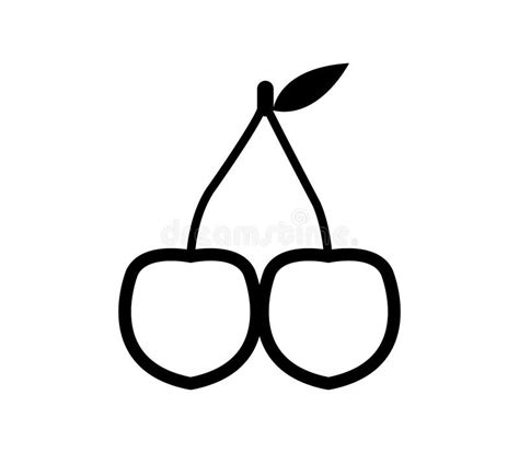 Cherry Icon Stock Illustration Illustration Of Nature 114360290