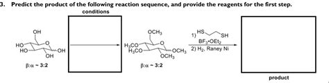 Solved Predict the product of the following reaction | Chegg.com