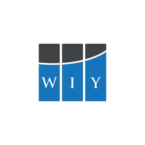 WIY letter logo design on white background. WIY creative initials ...