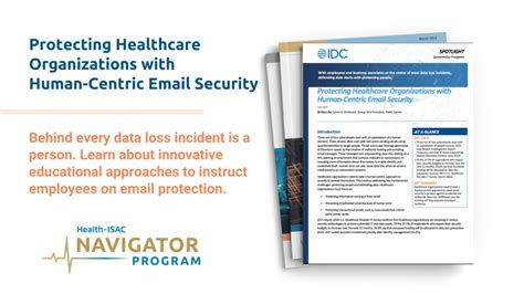 Protecting Healthcare Organizations With Human Centric Email Security Health Isac Health
