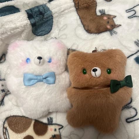 Handmade Cute Moon Star Plush Doll Kawaii Plush Couples Pendant