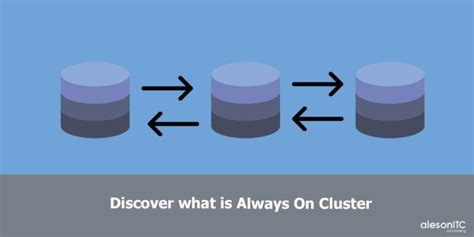 discover the main functionalities of sql server always on cluster
