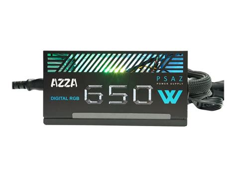 AZZA AZZA 650W PSAZ ARGB 120mm black PC-Netzteil, Produktart: Netzteil ...