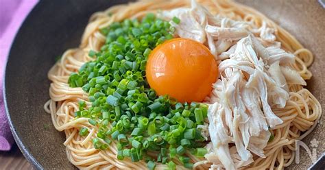 パパッと絶品油そば風そうめん レシピ 油そば そうめん レシピ
