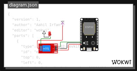 ESP32 Relay Blink Wokwi ESP32 STM32 Arduino Simulator