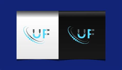 Premium Vector Uf Initial Modern Logo Design Vector Icon Template