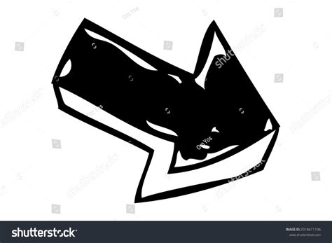 Vector Hand Draw Sketch Arrow Isolated Stock Vector Royalty Free Shutterstock
