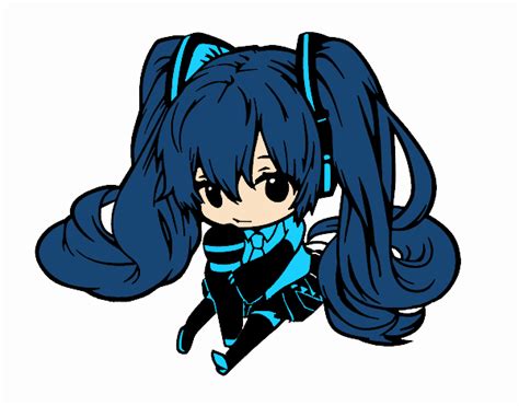 Dibujo De Miku Chibi Vocaloid Pintado Por En El Día 04 02