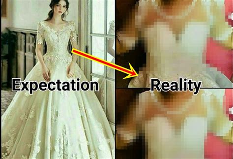 Expectation Vs Reality Bridal Gown Went Wrong Post Goes Viral
