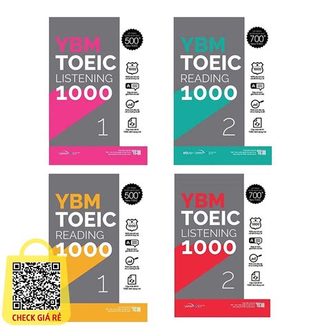 Sách Ybm Toeic 1000 4 Vol Ybm Toeic Reading 1000 Ybm Toeic